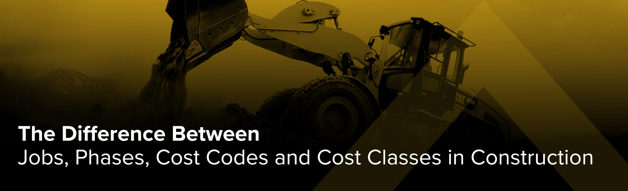 Jobs, Phases, Cost Codes and Cost Classes in Construction